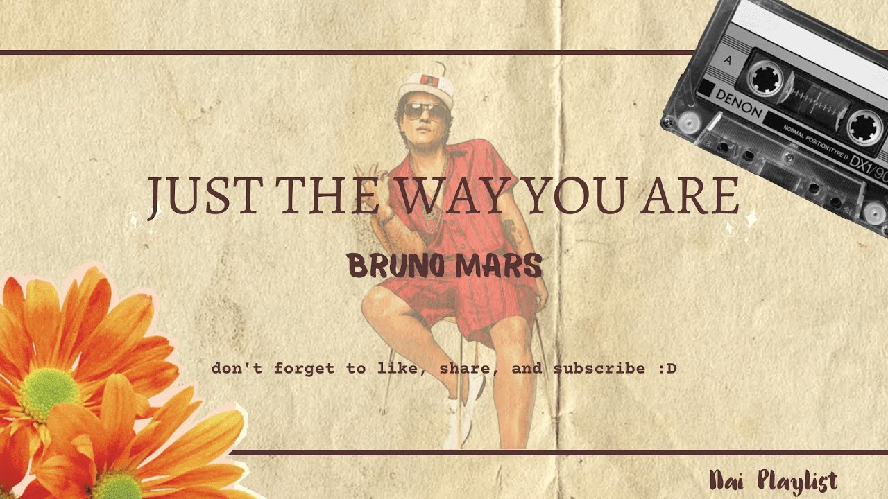 Bruno Mars - Just The Way You Are Lyrics (Animated Lyrics) - YouTube