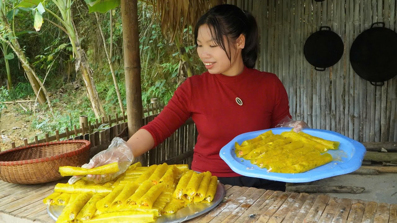 How to make spring rolls to sell at the market, and how to take care of ...