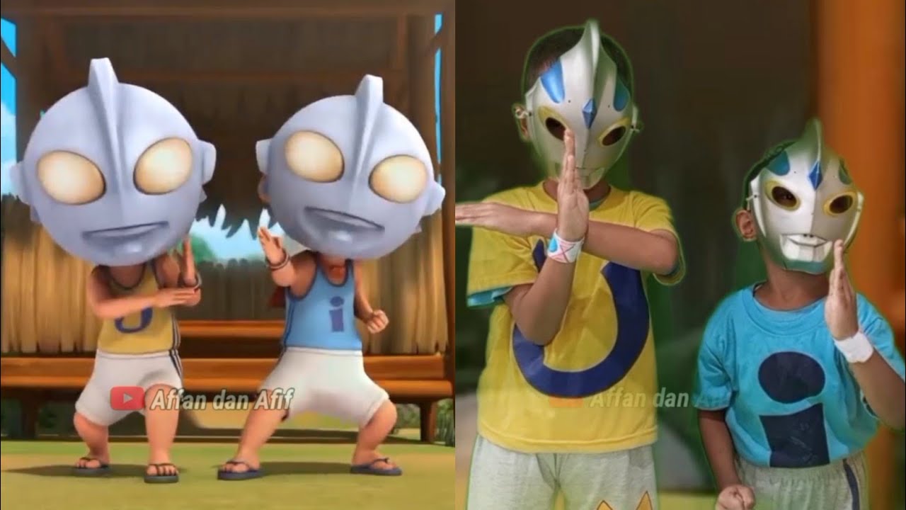 Kompilasi Upin Ipin nak Jadi Ultraman Ribut || Tiru Aksi Upin Ipin ...