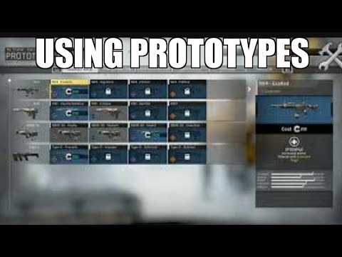 How To Use Prototypes On Cod Infinite Warfare - YouTube