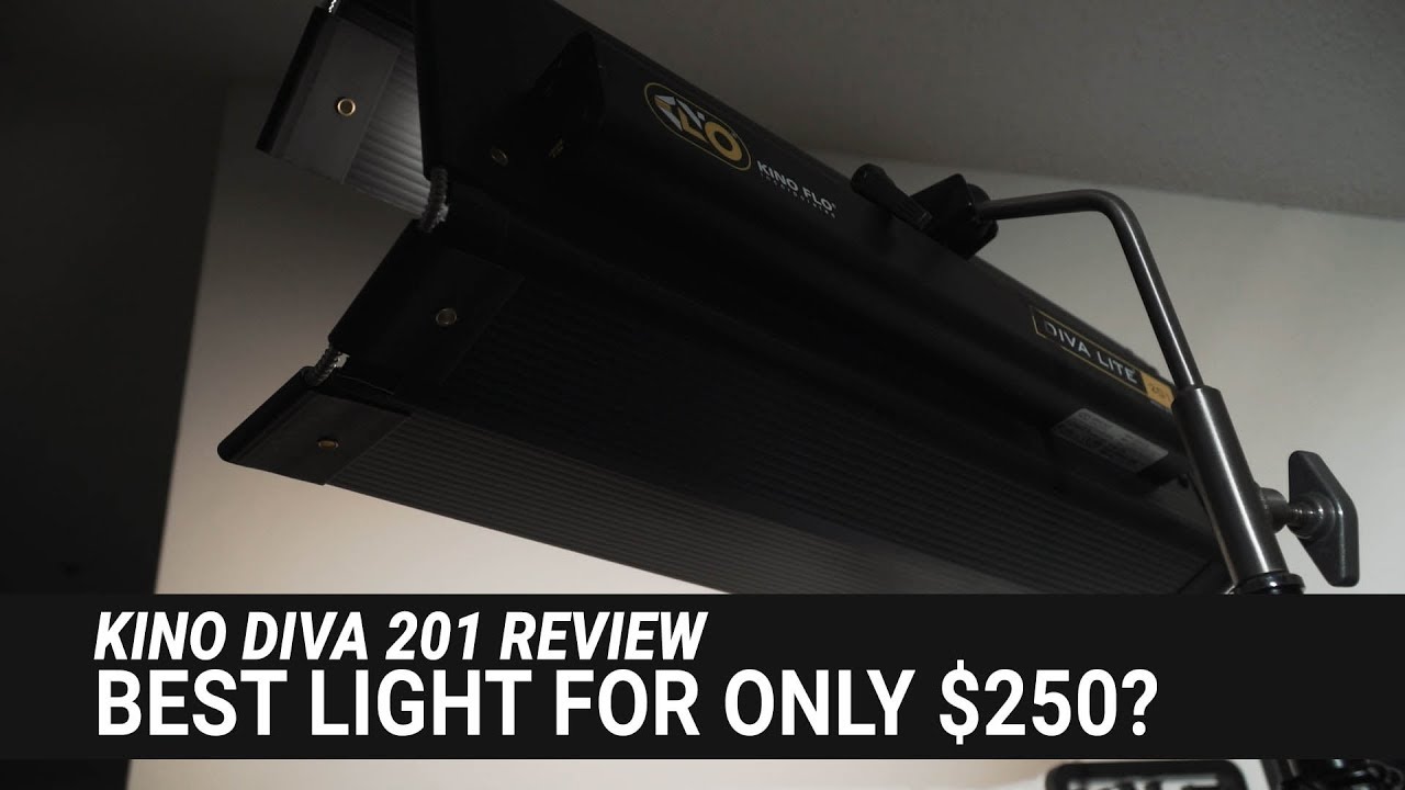Kino Flo Diva 201 Review: Best light for only $250 - YouTube