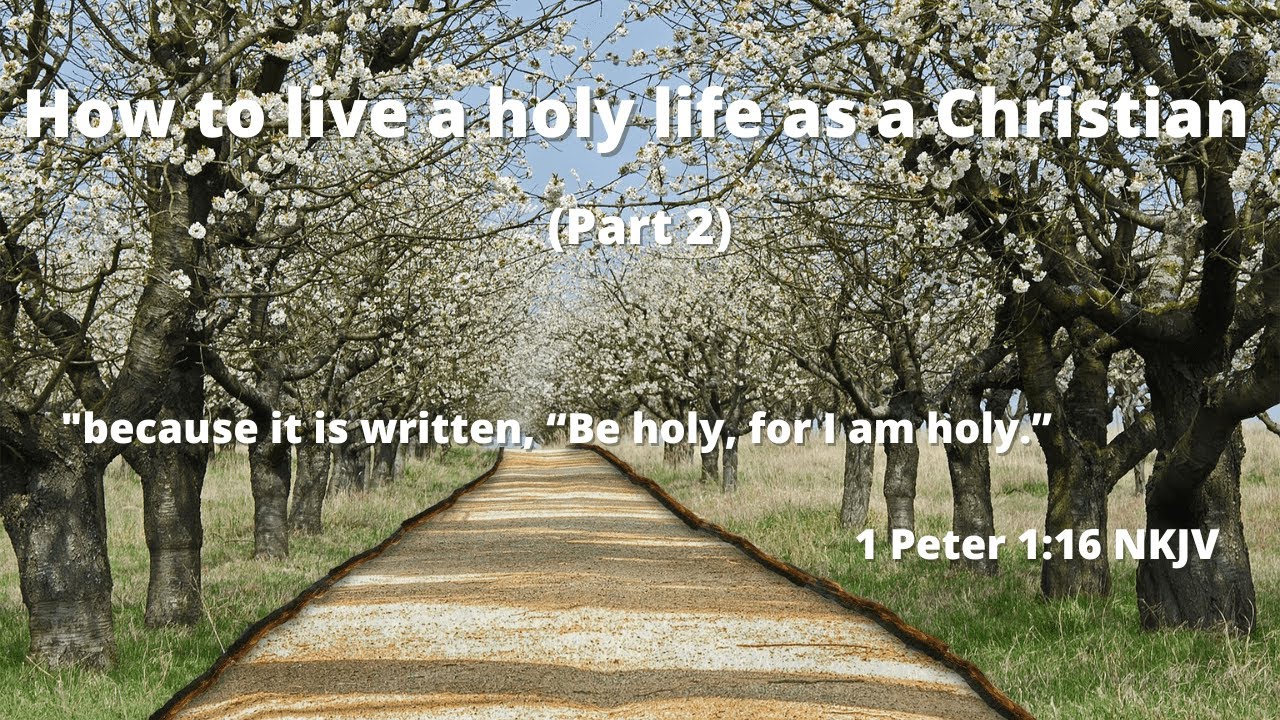 How to live a holy life as a Christian (Part 2) | Learn how to live ...