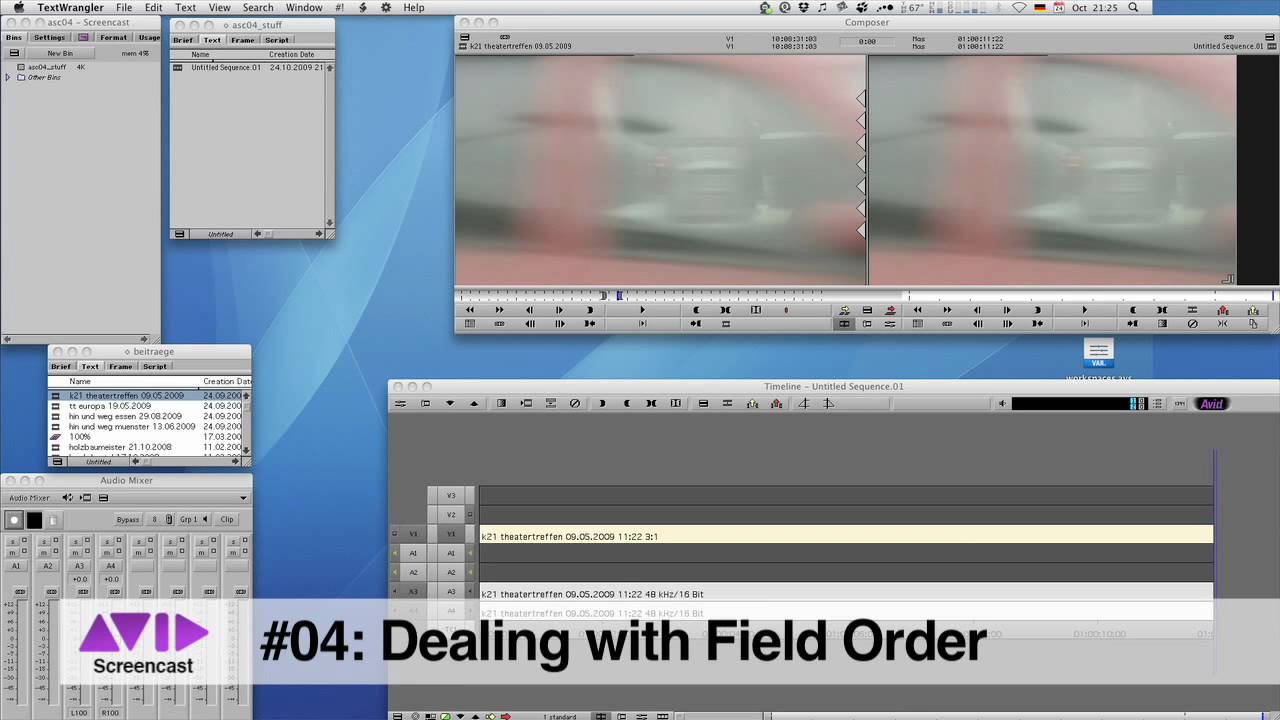 Avid Screencast #04: Changing the Field Order - YouTube