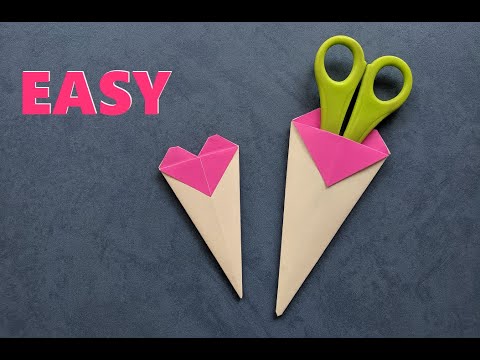 EASY DIY Scissors Case | How to Make a Scissor Holder | Чехол для ...