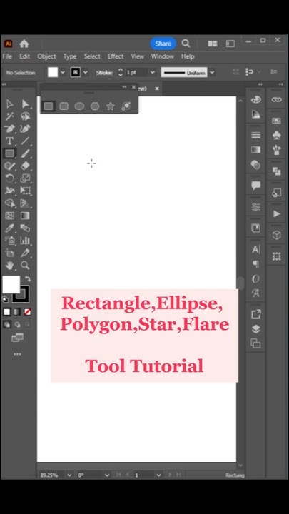 How to use Rectangle,Ellipse,Polygon,Star,Flare Tool, In Adobe Illustrator 2023 | tutorial ...