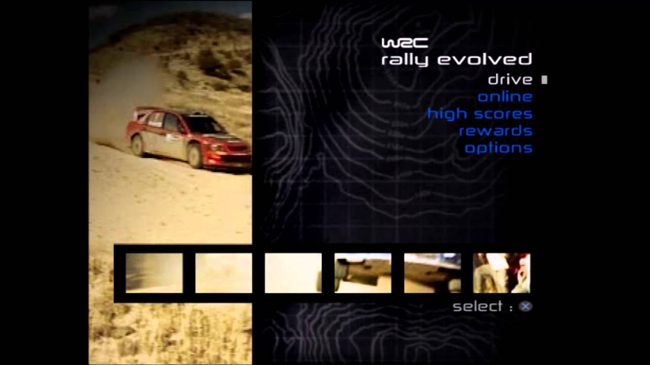 WRC Rally Evolved (PS2) Soundtrack - Main Menu - YouTube