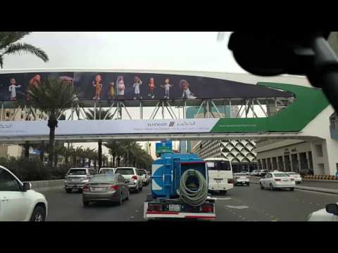 Timelapse at Riyadh cloudy day
