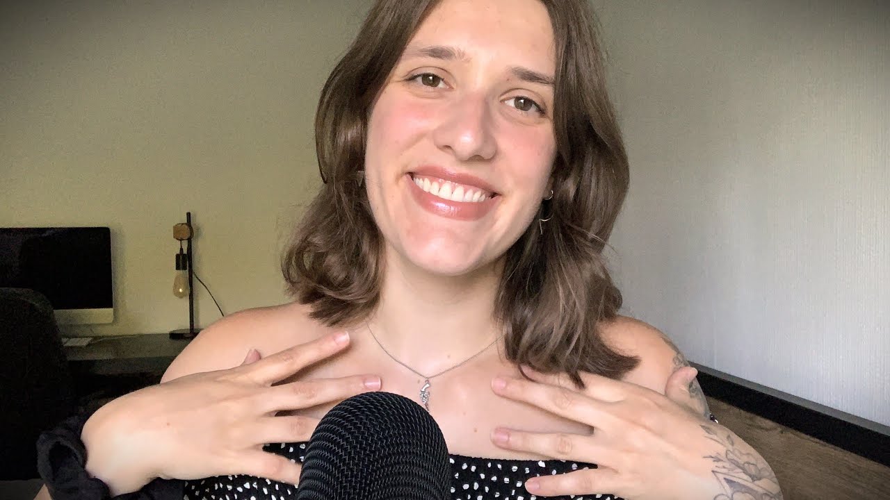 ASMR - collar bone tapping and body triggers (including fabric ...