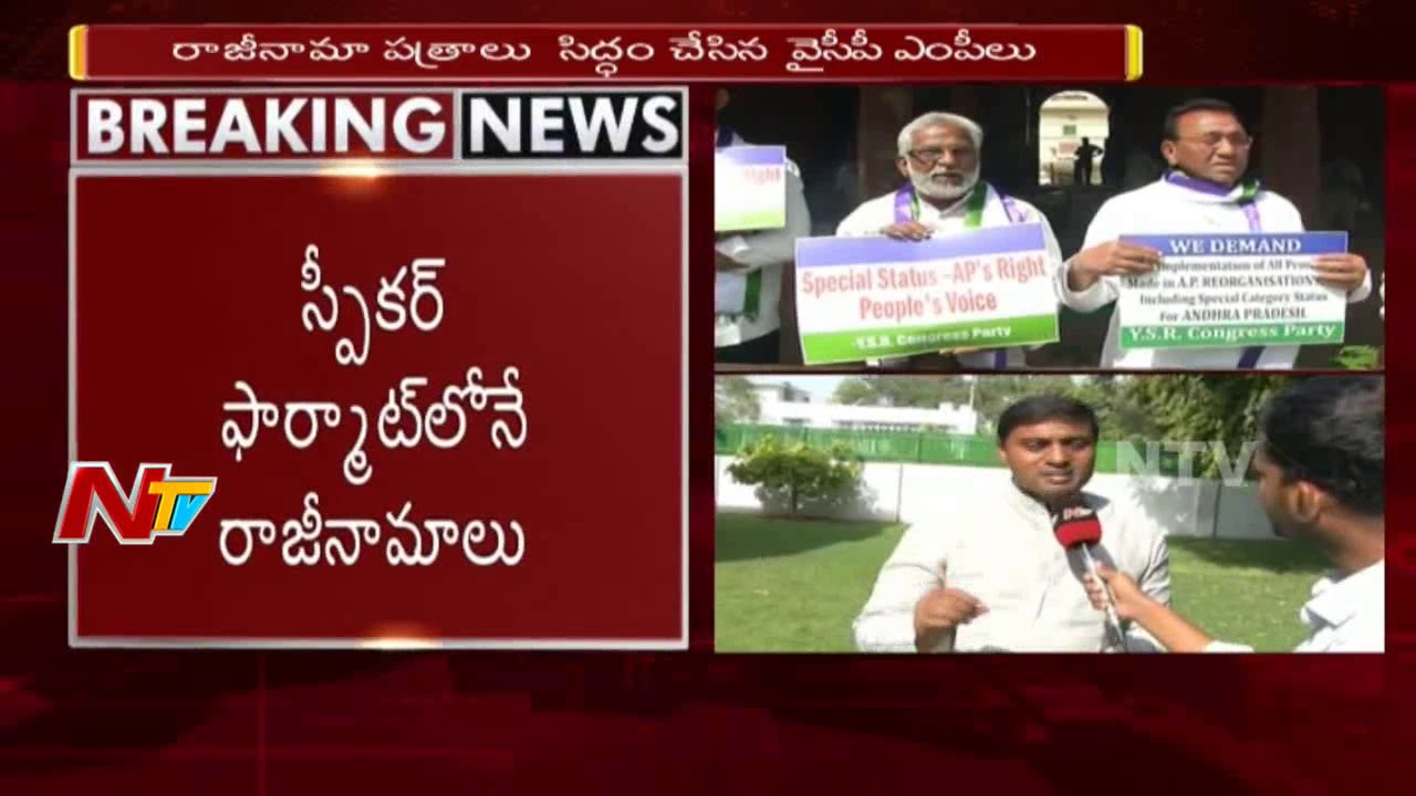 YCP MP P. V. Midhun Reddy Face To Face Over YCP MPs Resignation || NTV ...