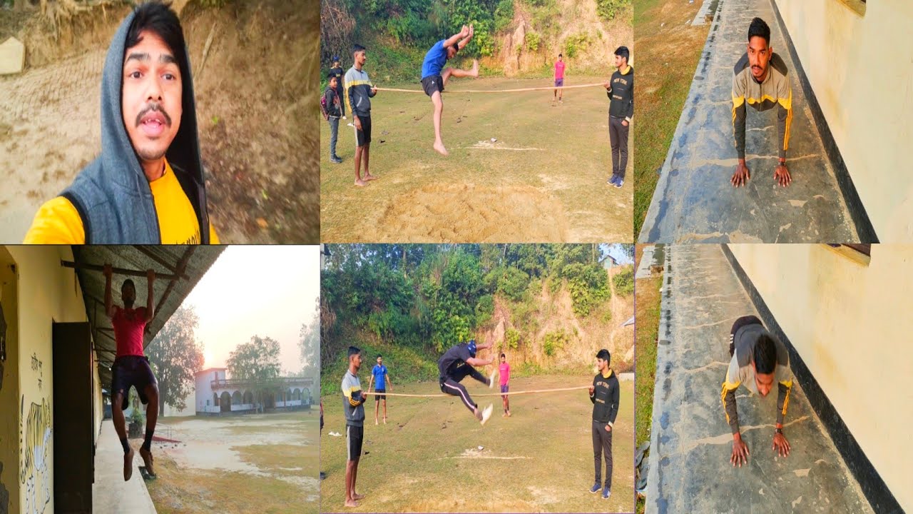 Today High Jump Practice ||Practice In Village School Ground||Daily ...