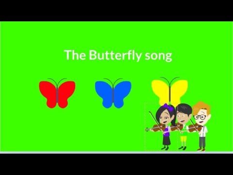 The Butterfly color Song Nursery Rhymes Kids Songs (Vyond Version ...