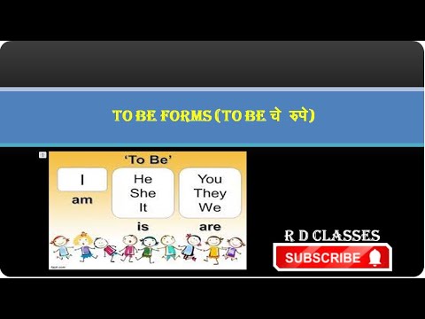 TO BE verb - AM/IS/ARE/WAS/WERE/WILL BE BASIC GRAMMAR #helping verbs ...