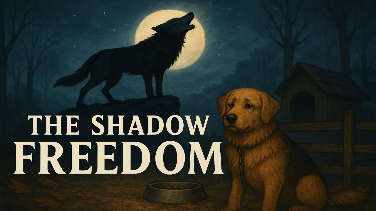 The Shadow of Freedom — a captivating story about a dog and a wolf ...