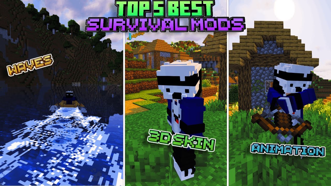 Top 5 Best Mods For Minecraft | 5 Best Useful Mods - YouTube