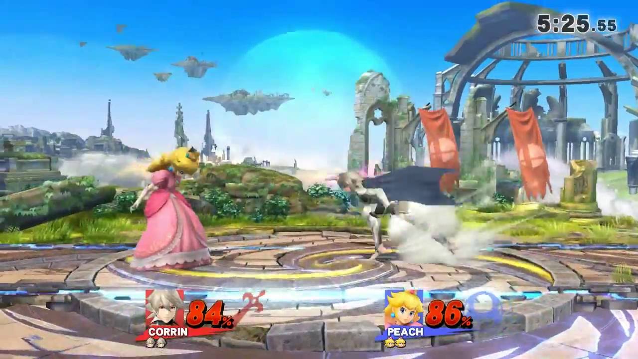 SSB4: Corrin VS. Peach - YouTube
