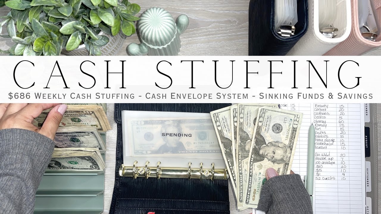 Cash Stuffing $686 | Weekly Cash Stuffing | Cash Envelope System ...