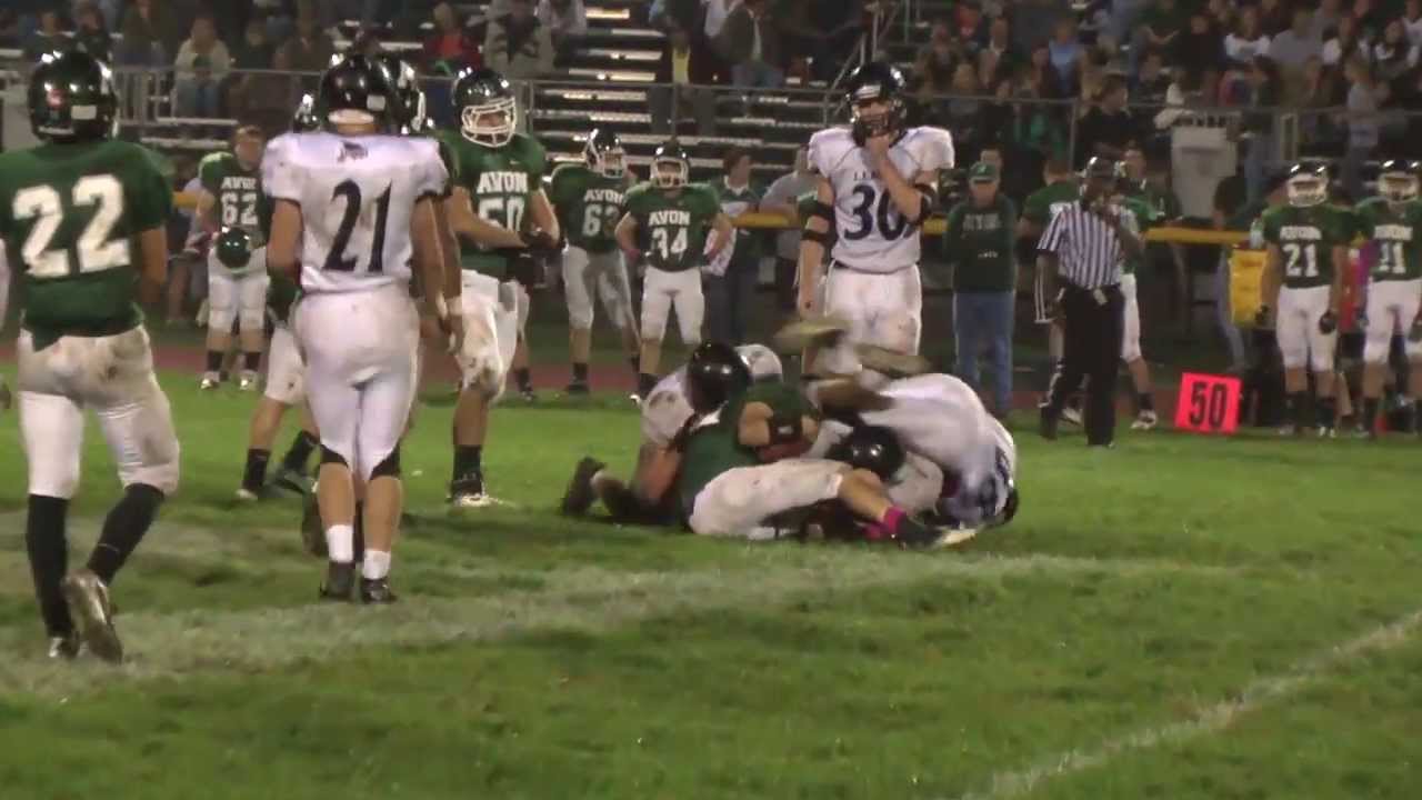 LeRoy Knights @ Avon Braves HS Football - 10/4/13 - YouTube