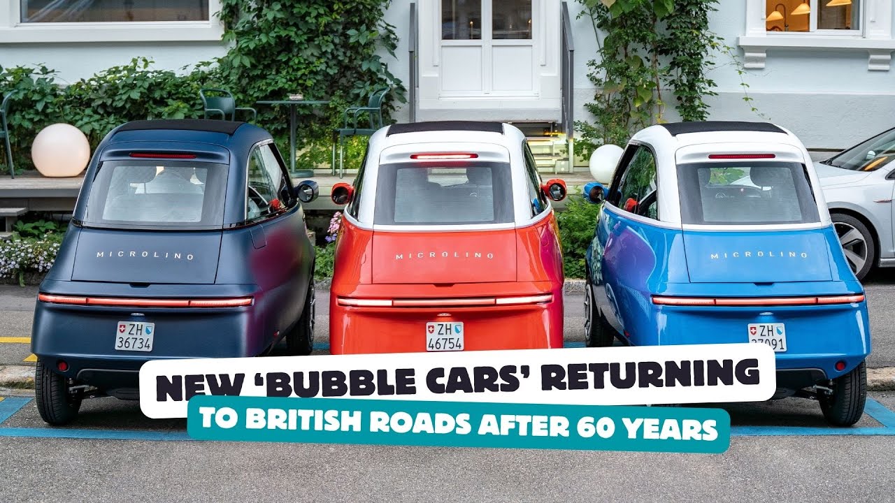 New ‘Bubble Cars’ Returning To British Roads After 60 Years - YouTube