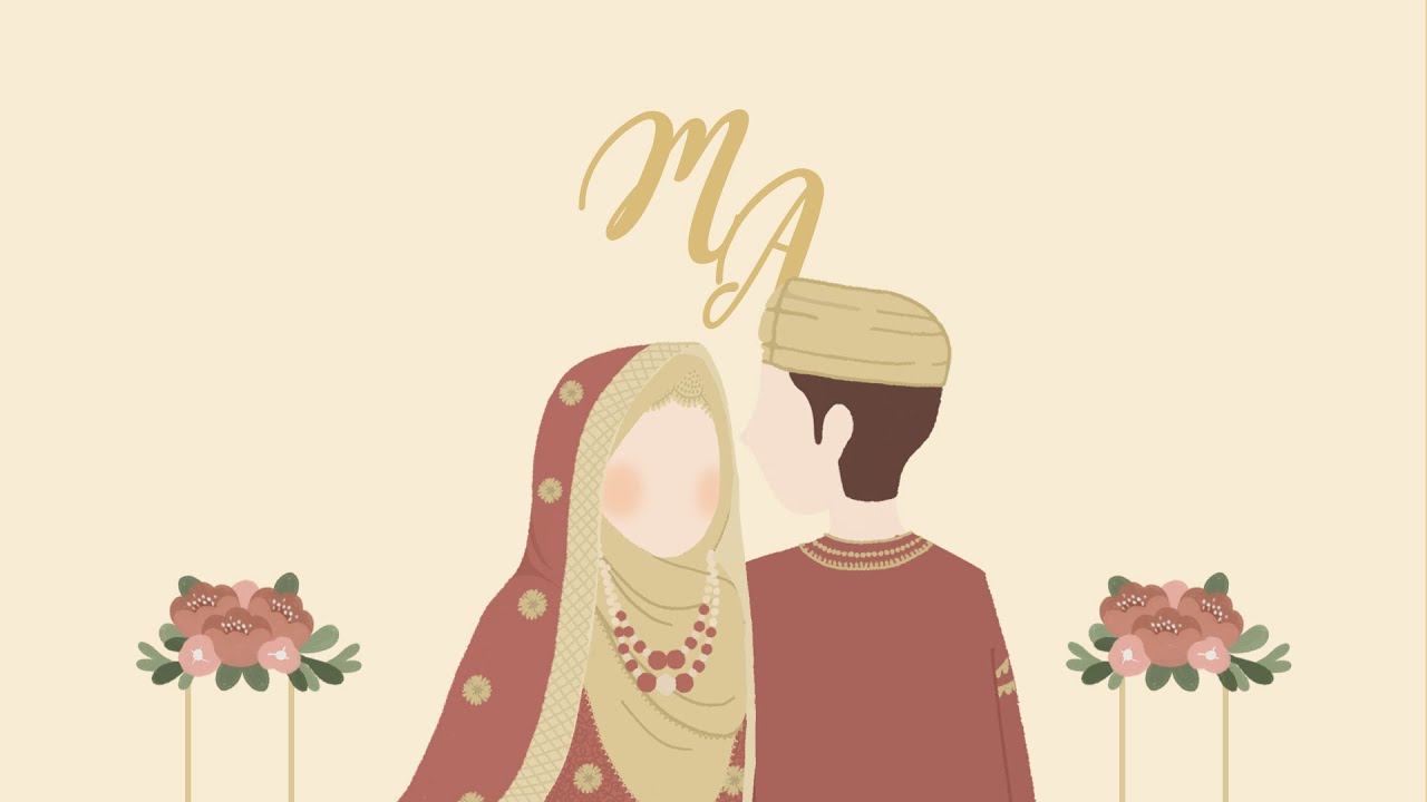 Undangan Digital Pernikahan Love Story Motion Graphic Video Kisah ...