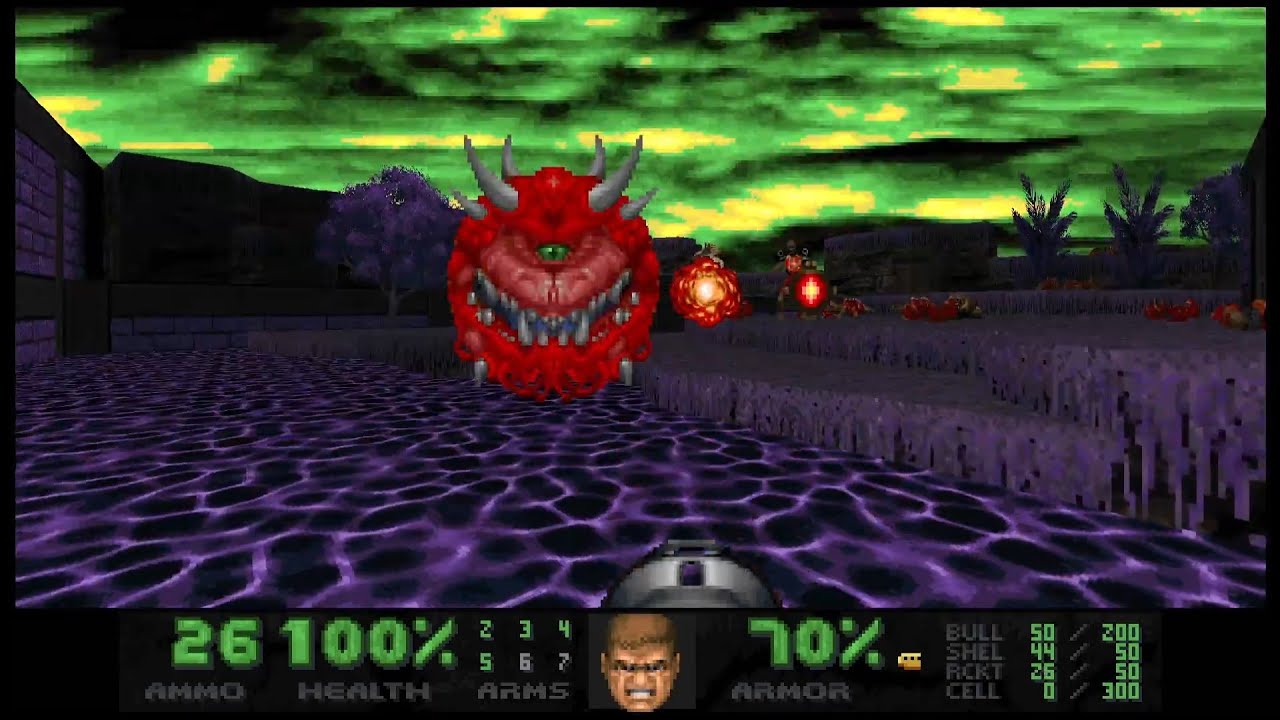 Doom 2 - Pagodia (Map 3 - Triple Impact): Ultra Violence 100% (Authors ...