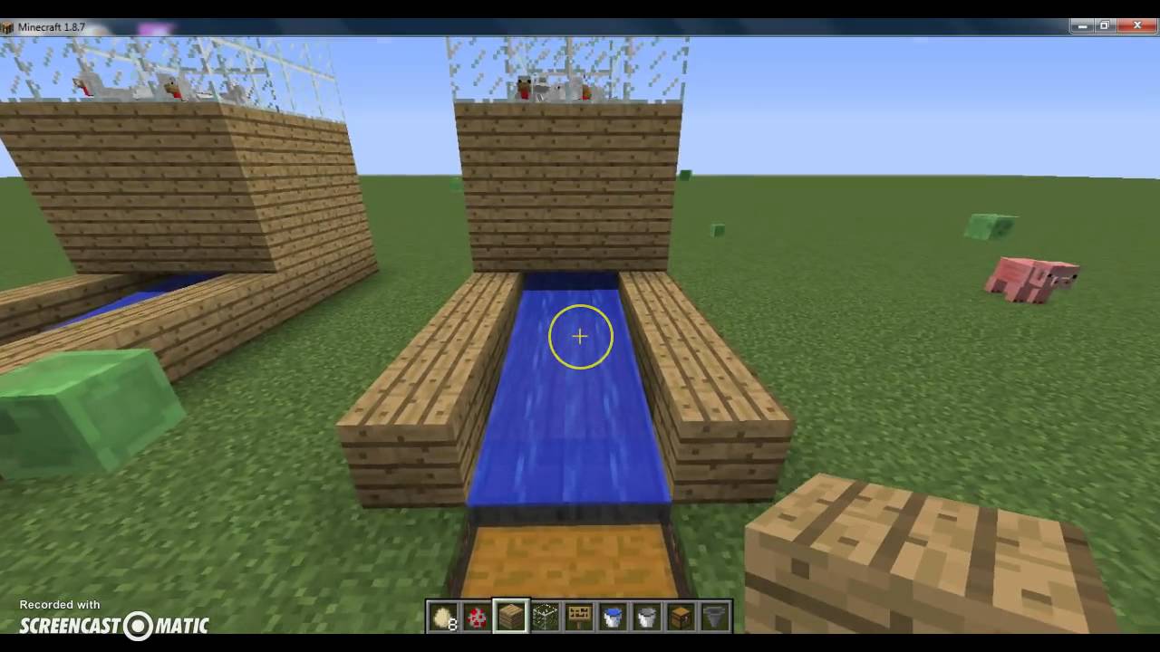 Tutorial Minecraft | Automatic Egg Farm - YouTube