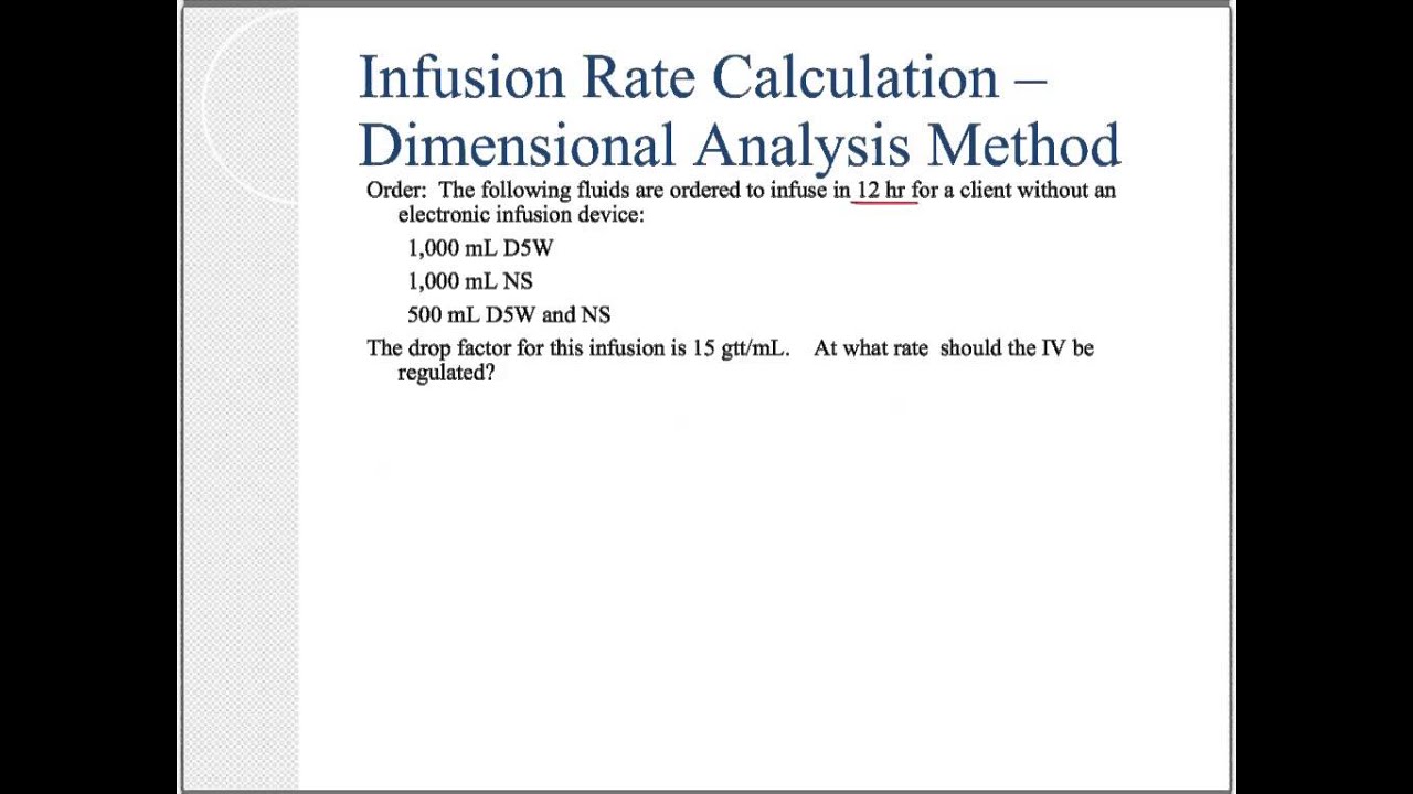 Infusion Rate Calculation YouTube infusion-rate-calculation-youtube