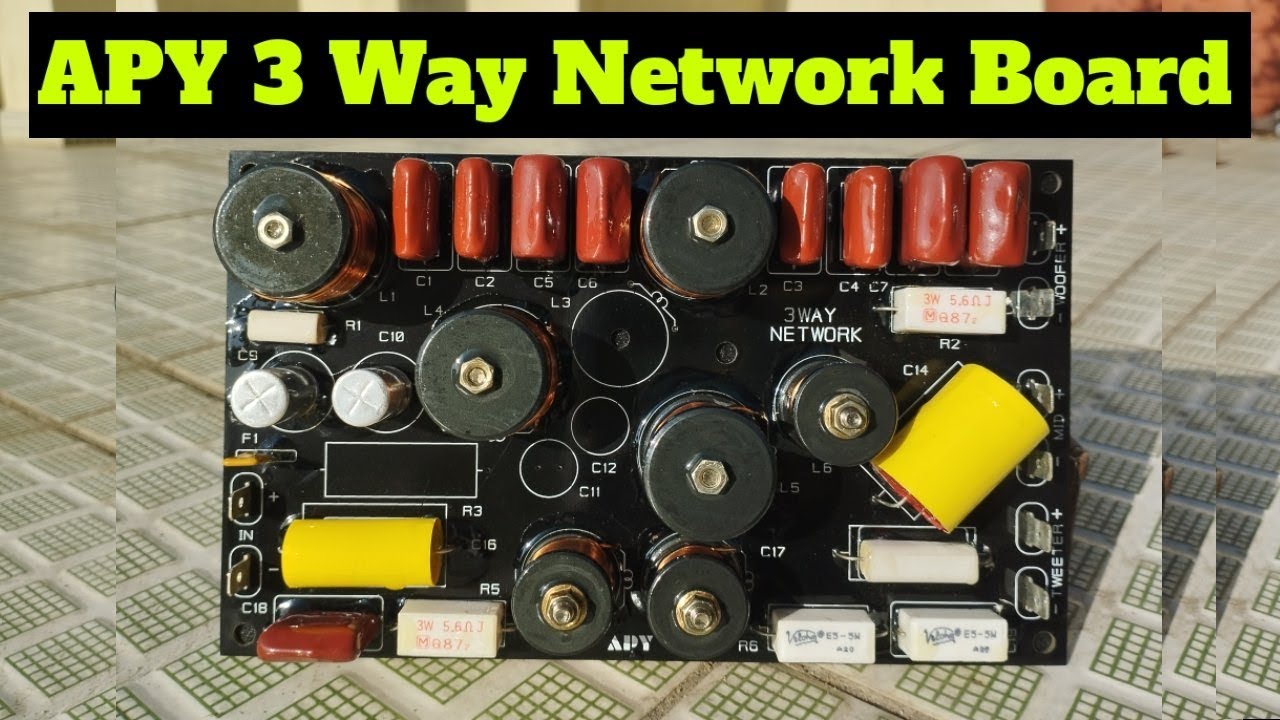 APY | 3 Way Crossover | 4/8 Ohms| Woofer | MID | Tweeter | #gksinfotech ...
