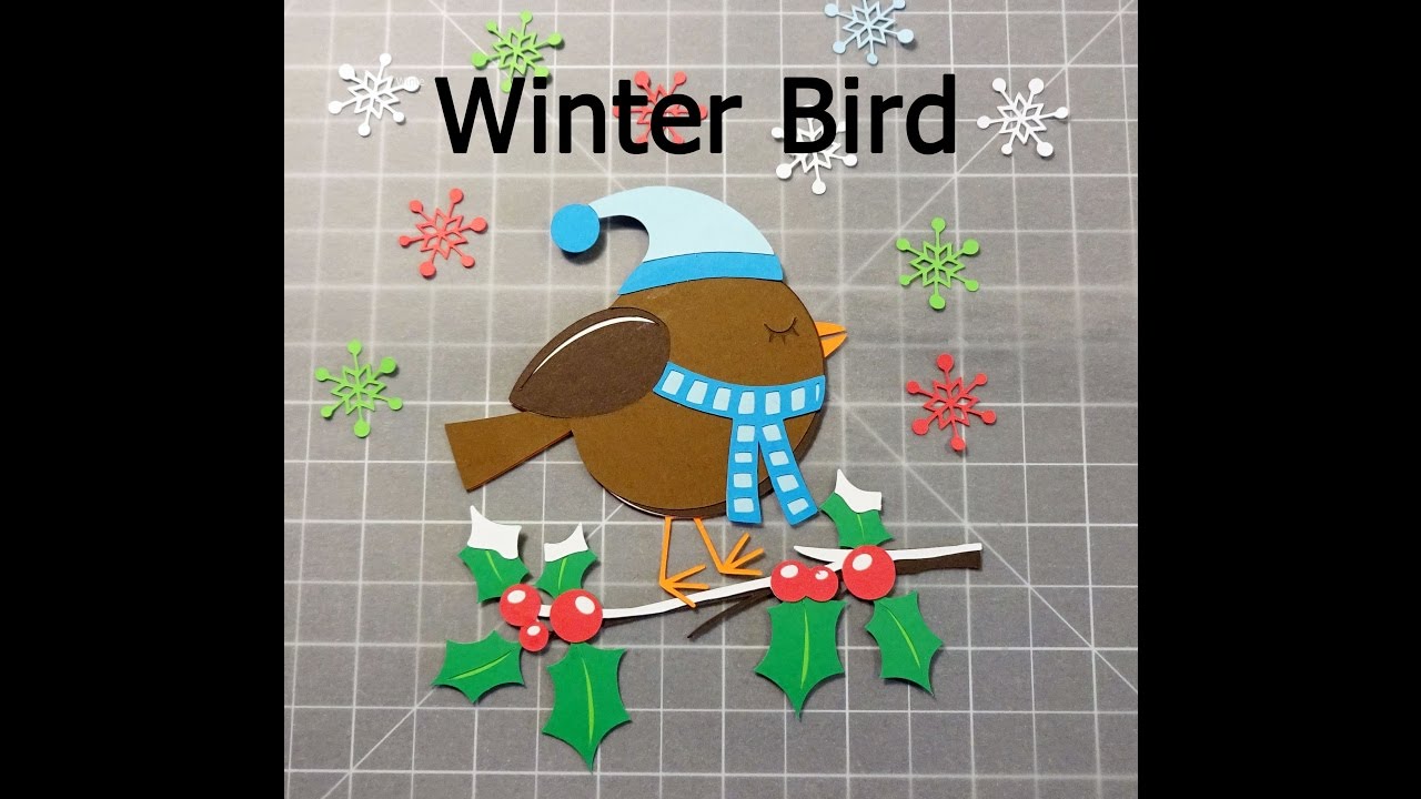 Darling "Winter Bird" - Paper Piecing #20 - YouTube
