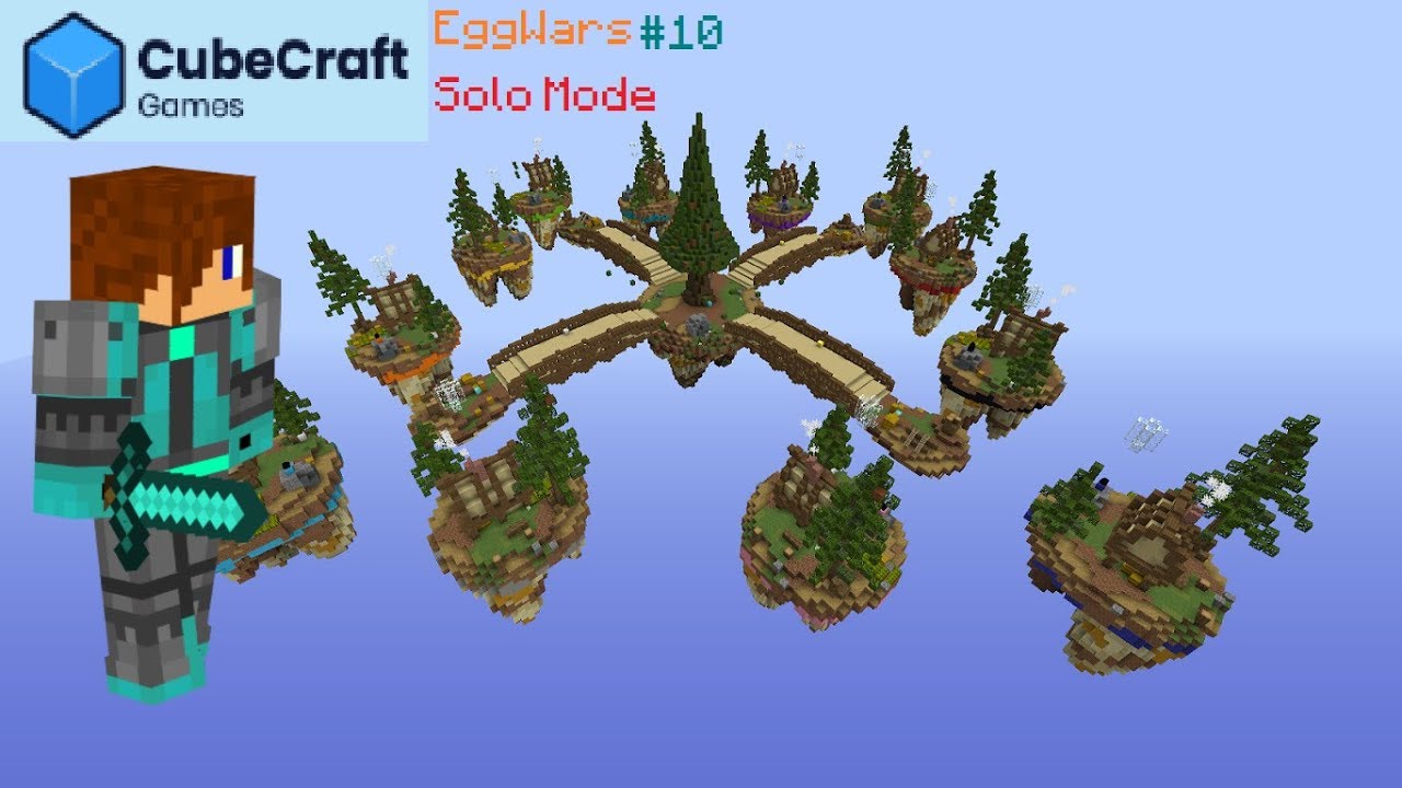 Back to Solo | CubeCraft Bedrock EggWars #10 - YouTube