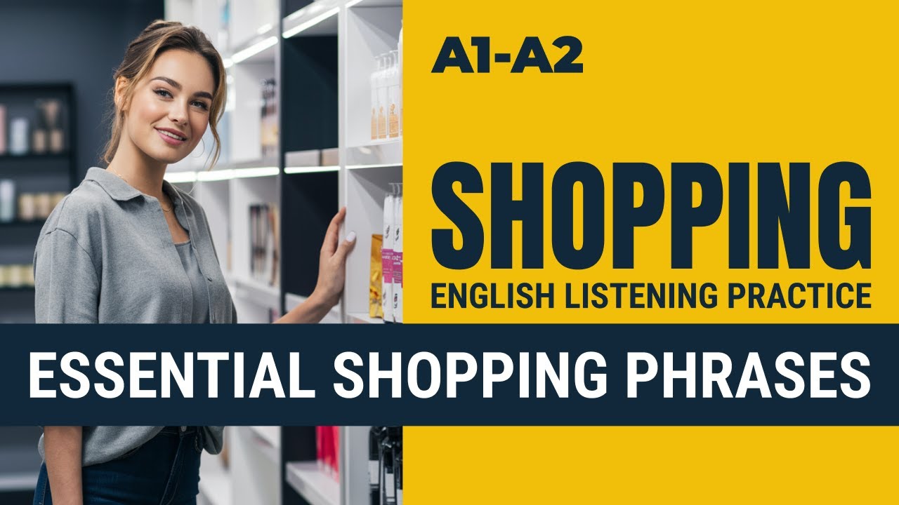 Shopping: Basic Phrases & Dialogues | American English Listening ...