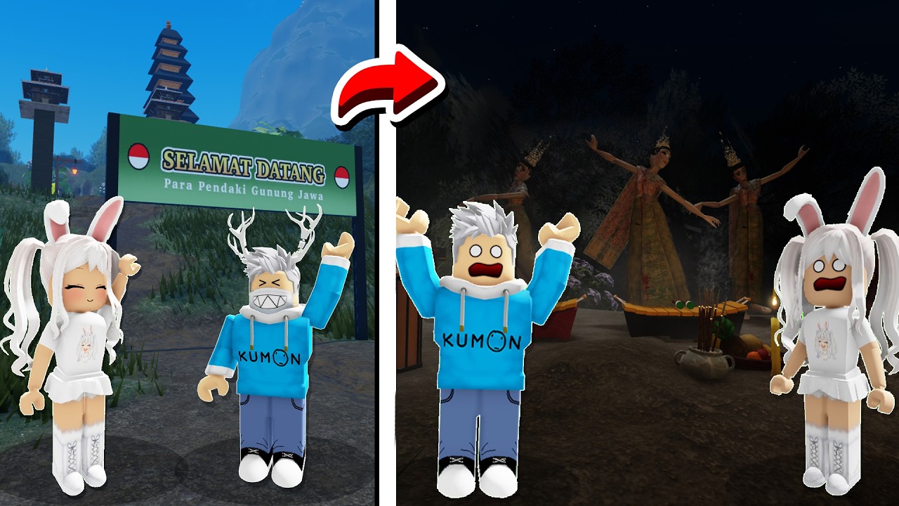 AKU & @AKUDAP MENDAKI GUNUNG PALING BERHANTU DI ROBLOX! ADA PESTA ...