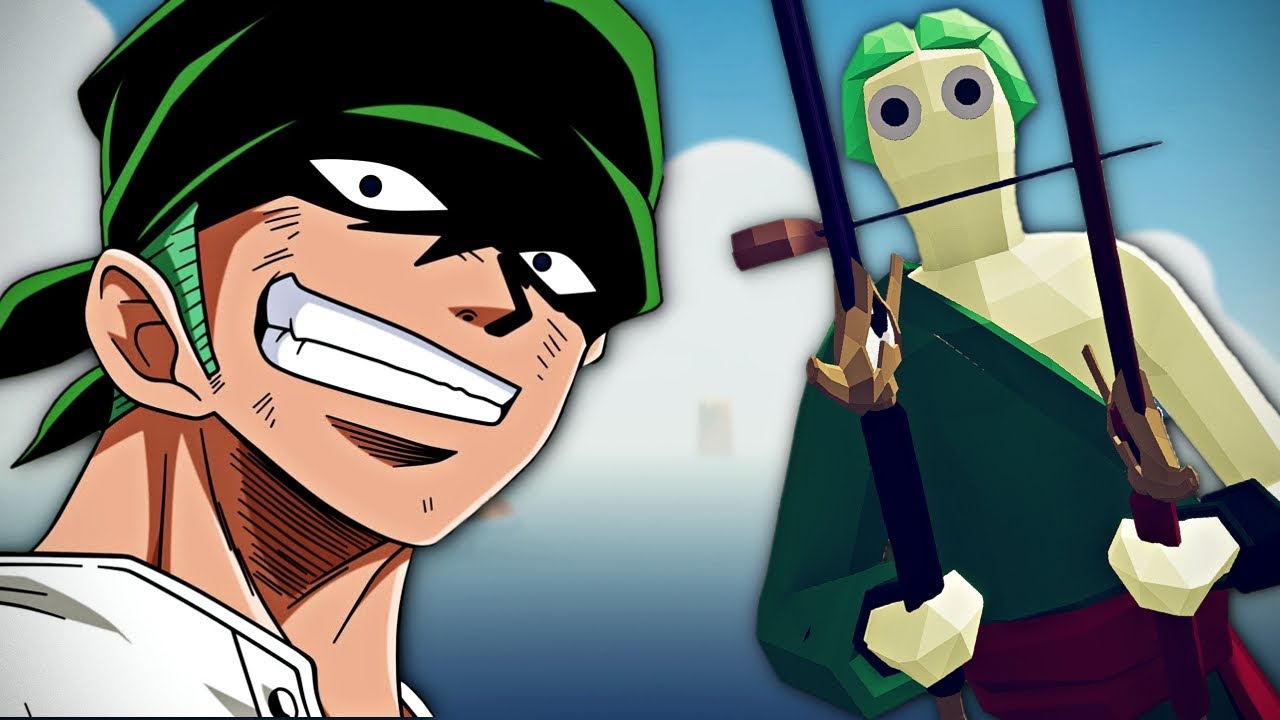 Roronoa Zoro (One Piece) ฉายานักล่าโจรสลัด - TABS MOD Totally Accurate ...