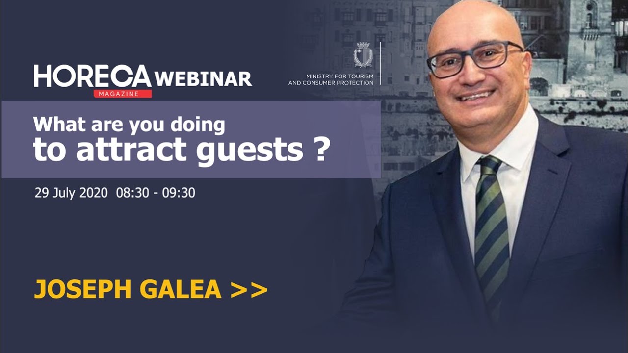 Horeca Malta Webinar 29 July 2020: What are you doing to welcome guests ...