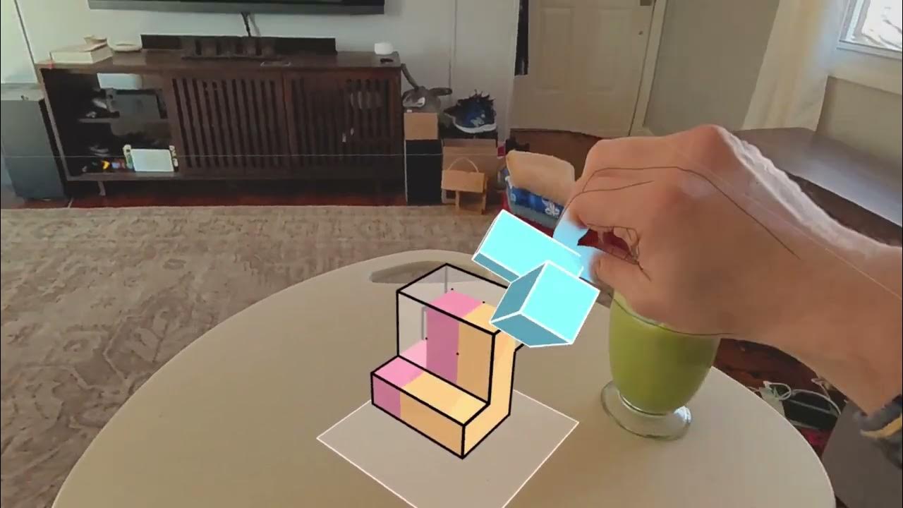 Cubism mixed reality gameplay on Quest 3 - YouTube