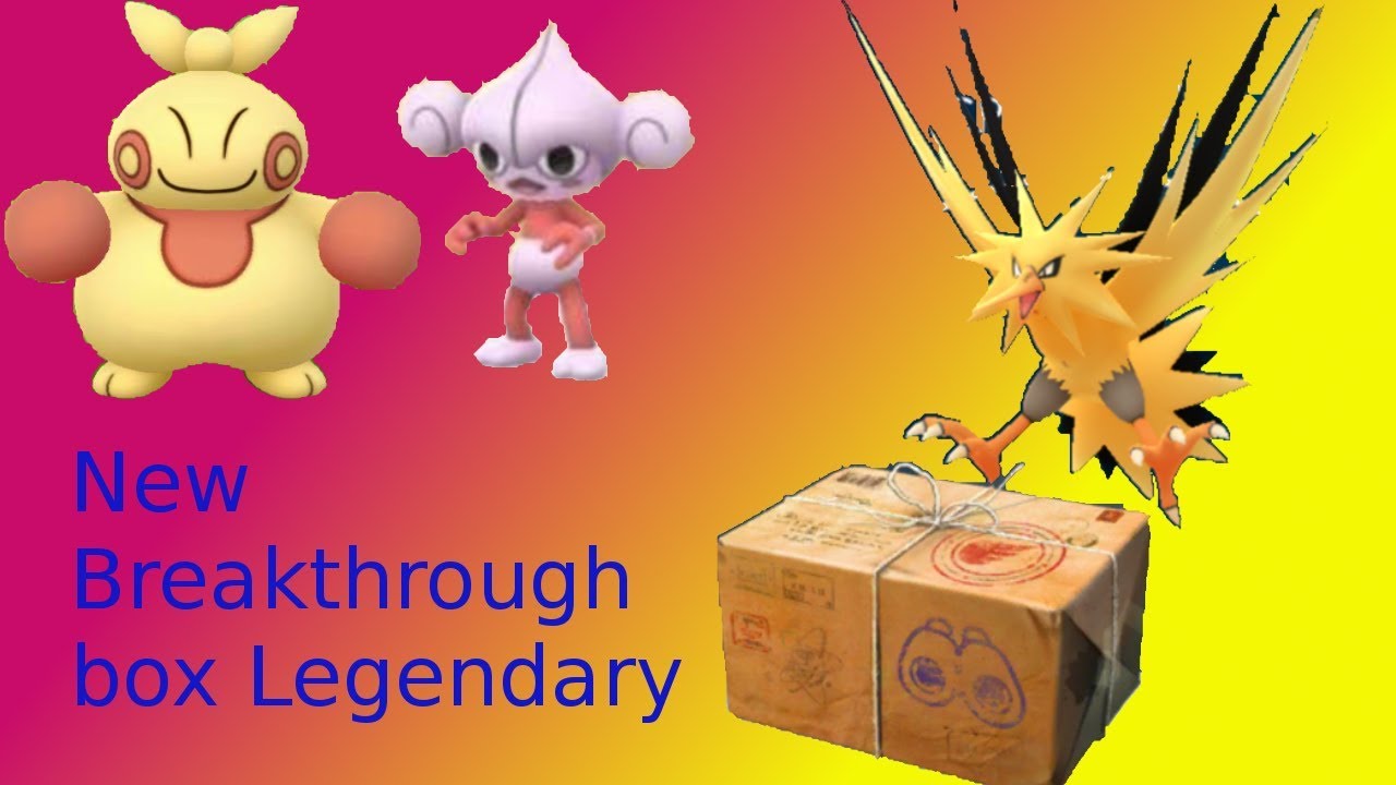 New Breakthrough box reward and Fighting type event in pokemon go - YouTube