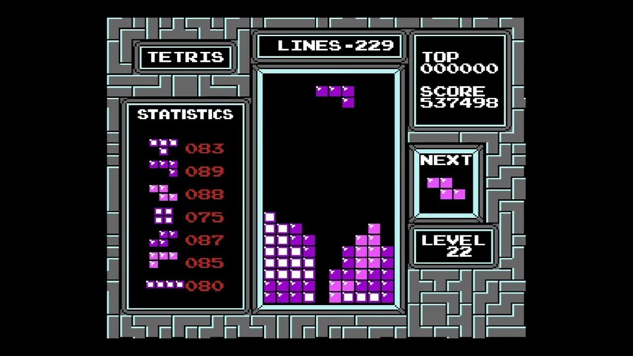 NES Tetris all 256 levels with super killscreen linecap - YouTube