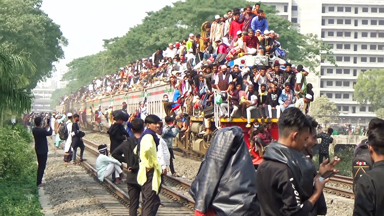 world's most crowded train | Ijtema Train 2023 | Bangladesh Railway ...
