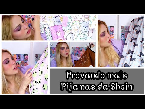 Provando mais Pijamas da Shein