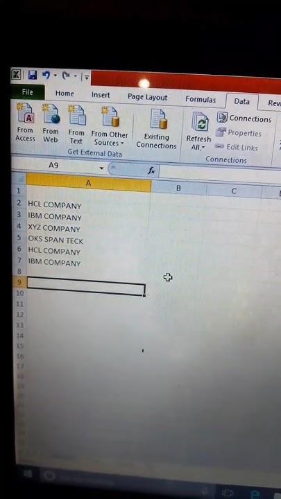 HOW TO REMOVE DUPLICATE DATA IN EXCEL SHEET # - YouTube