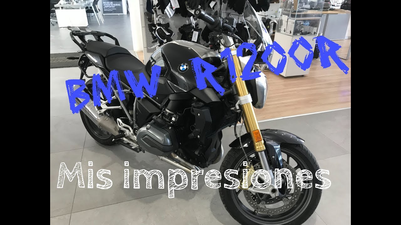 BMW R1200R 2017 PRUEBA - YouTube