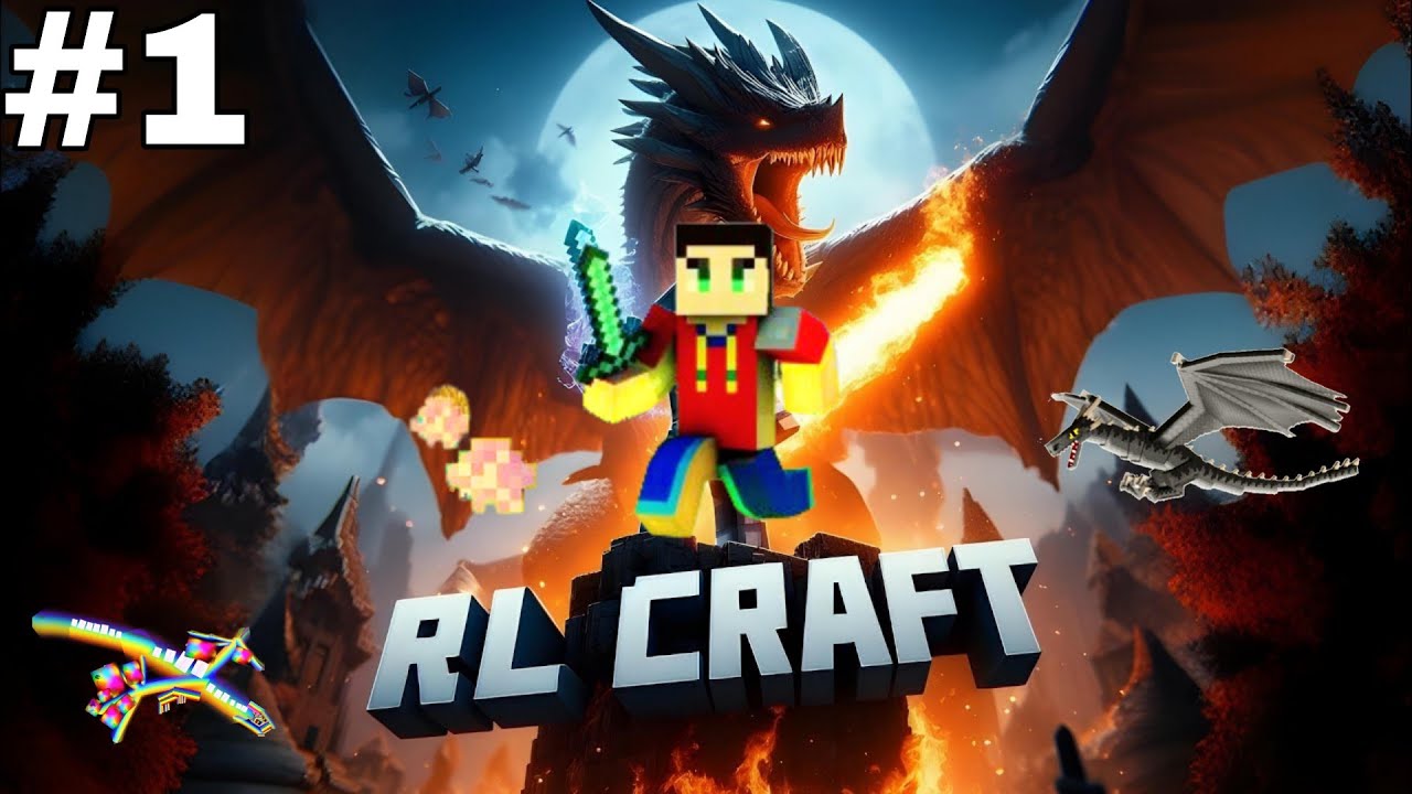 Playing rlcraft for the first time //RLcraft #1k @BlackClueGaming - YouTube