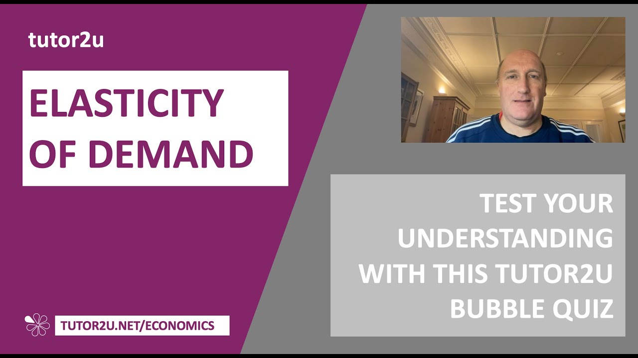 Elasticity of Demand - Revision Bubble Quiz! - YouTube