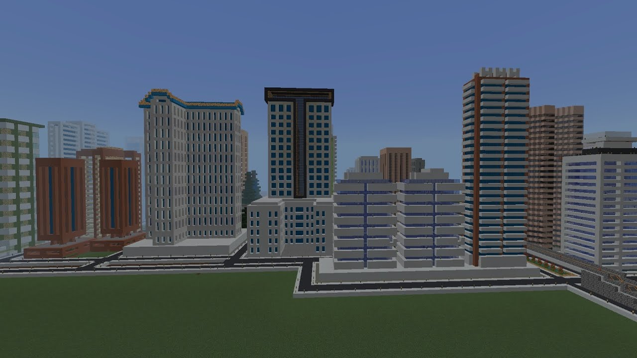 Minecraft City Tour - YouTube