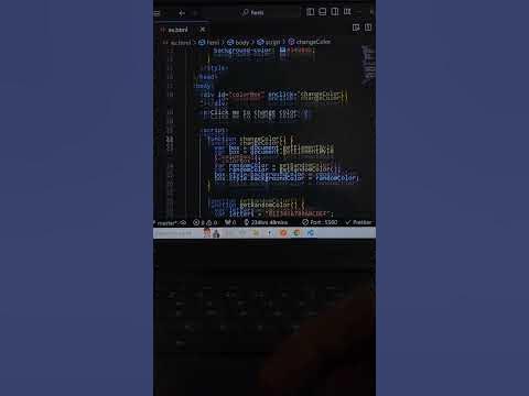 How to make random bg color using javascript?? #webdev #codememes #ezcodin #javascript #js - YouTube