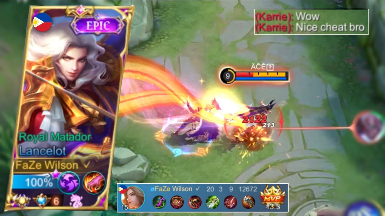THANKS MOONTON FOR THIS NEW LANCELOT ONE SHOT BUILD!! (PLEASE TRY ...