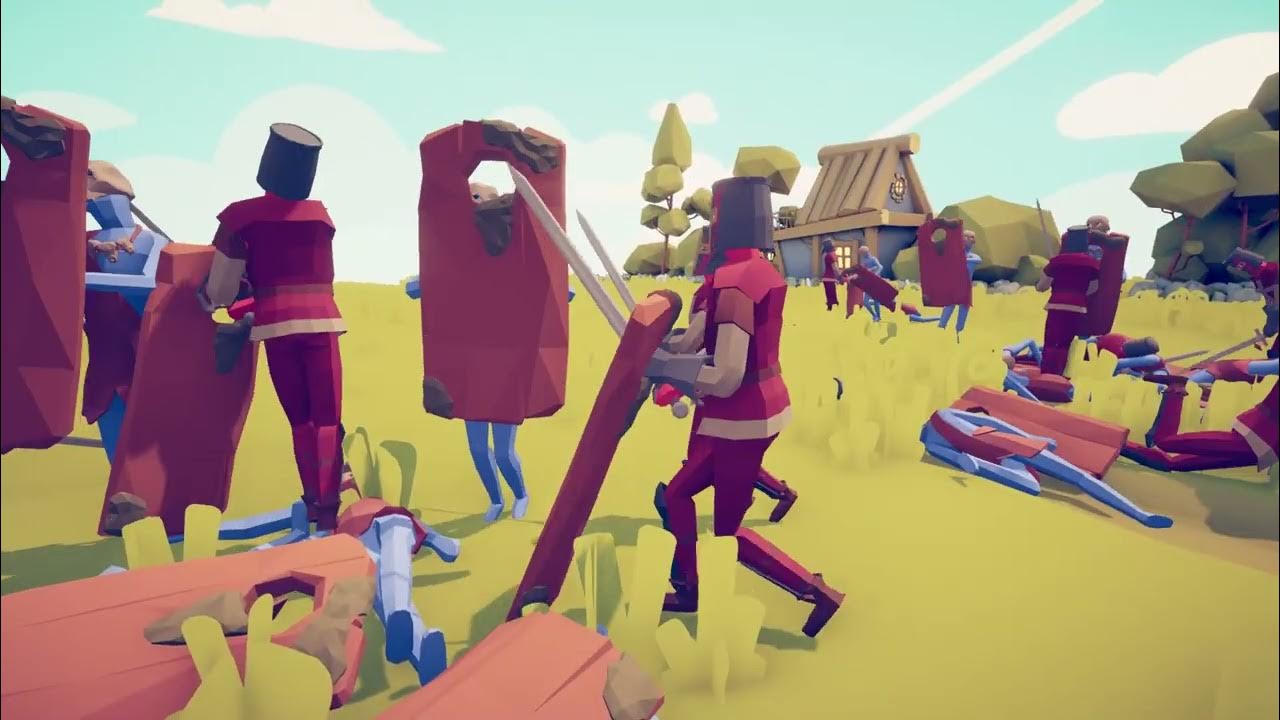 SWORD VS SHIELD | Totally Accurate Battle Simulator TABS - YouTube