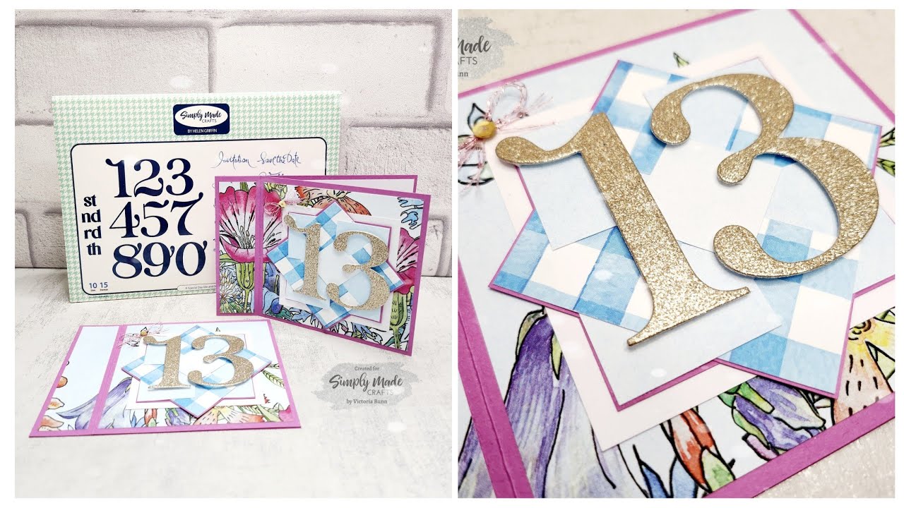 Pinwheel/book binding fun fold card using Simply Made Crafts Products ...