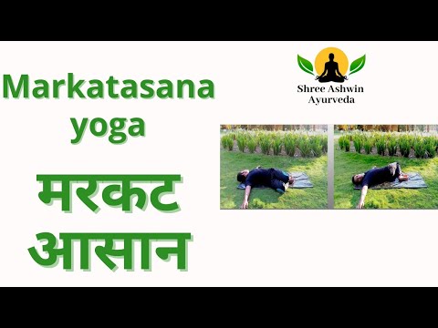 Markatasana | मरकट आसन | exercise to cure back pain | yoga for everyone ...