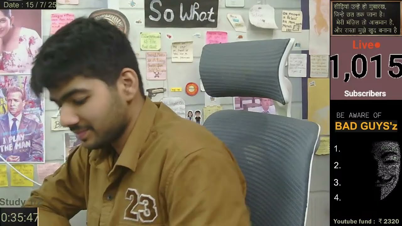 DAY 76 CA FOUNDATION 🔴I LIVE STUDY | SCARY NIGHT🔥📚 #cafoundation # ...