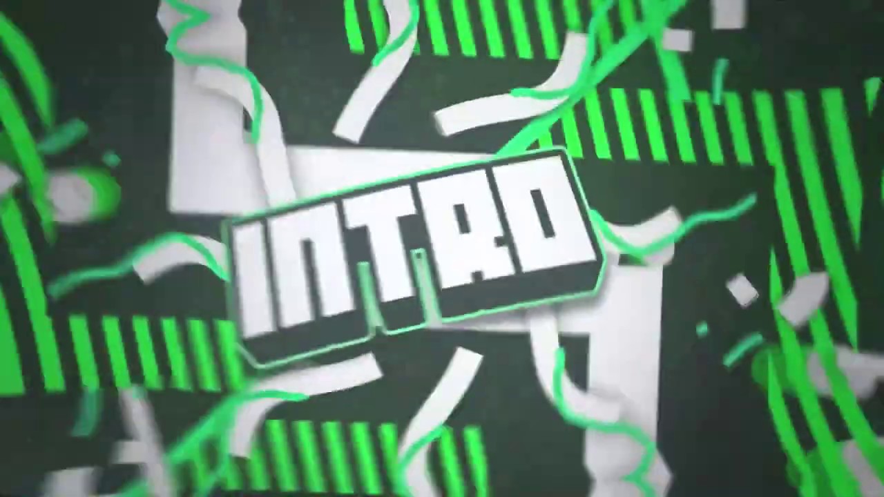 Free ｣ 2D Green Intro Template | VocueFX - YouTube